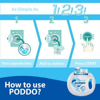 Poddo | Premium & Affordable | All-in-one Laundry Pods for All